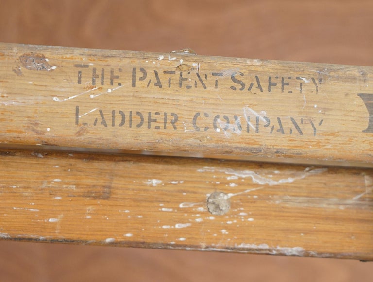 Antique Original Painted "the Patient Safety Ladder Company" Decorators ...