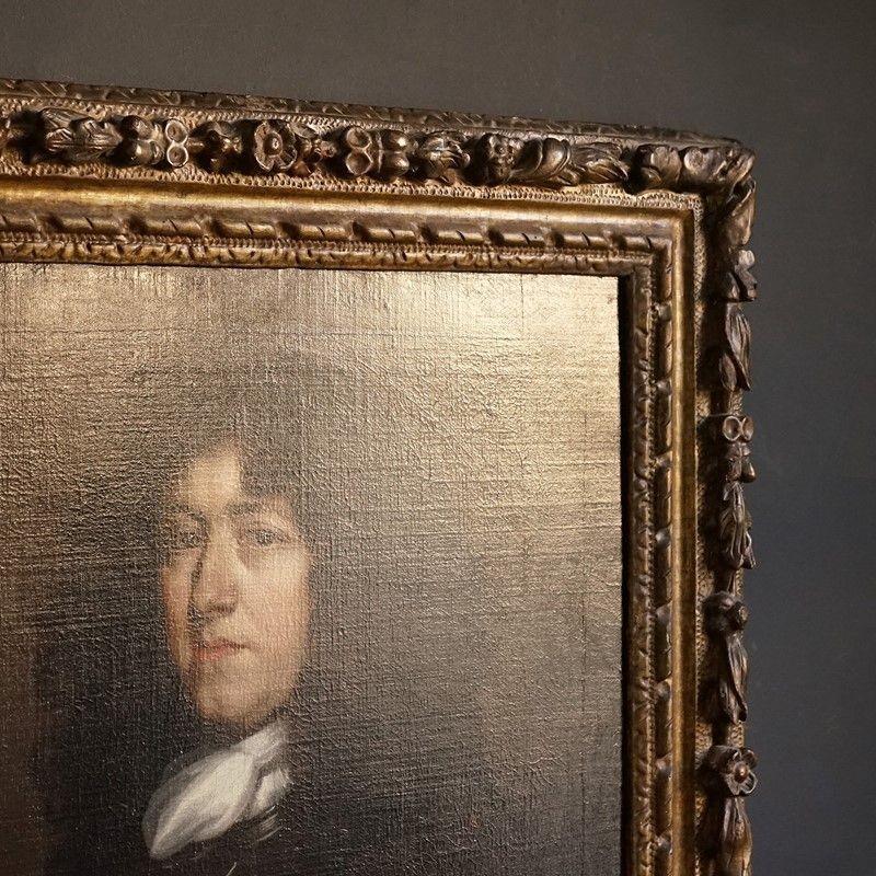 Antique Original Portrait of an Armoured Man by John Closterman, 17th ...