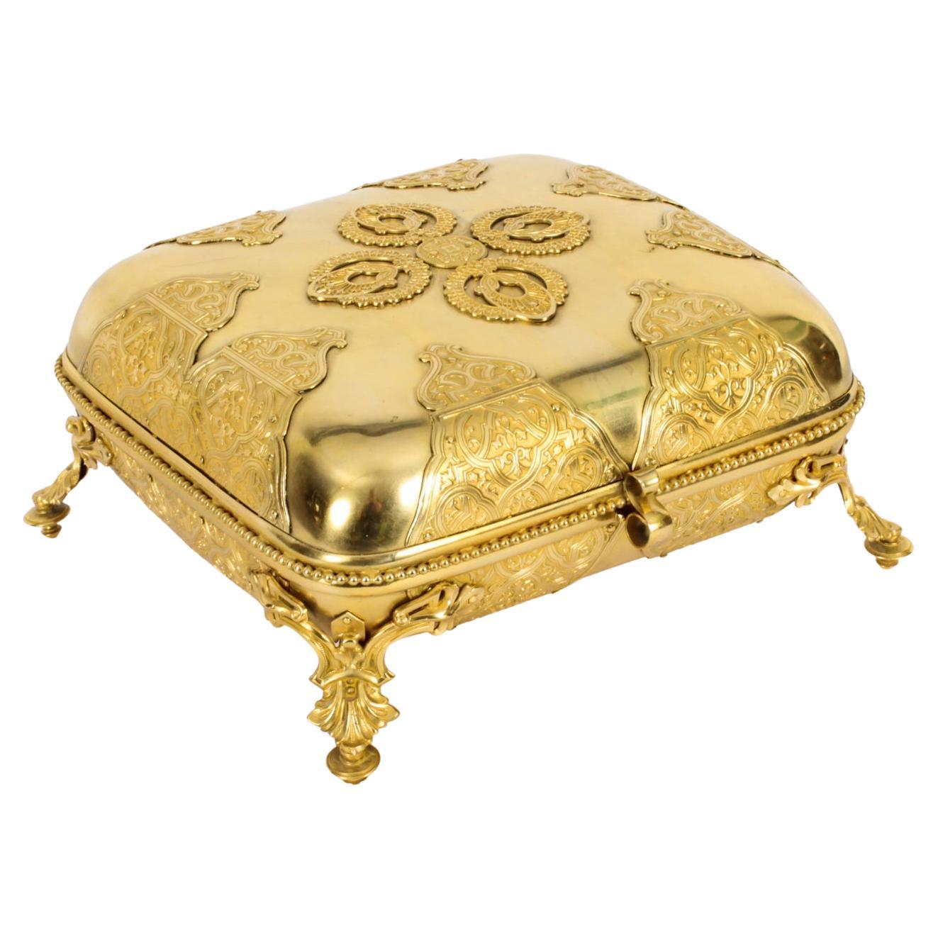 Malachite and Ormolu Gothic Style Antique Casket by Tiffany at 1stDibs