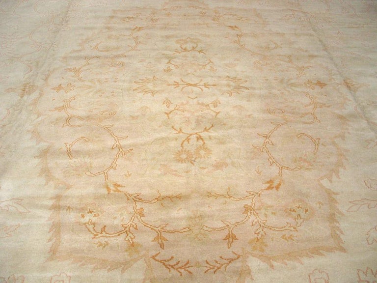 Antique Oushak Rug For Sale at 1stDibs