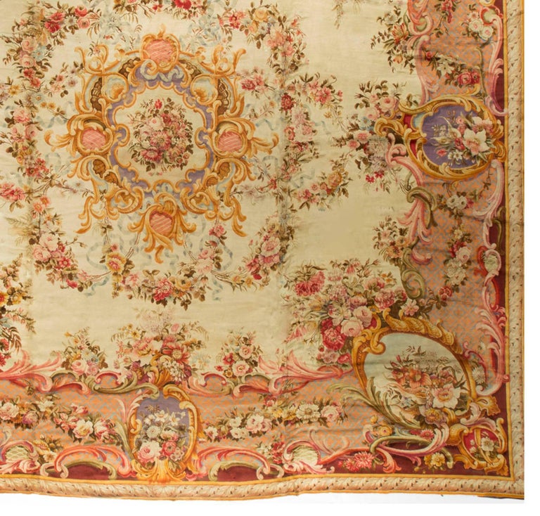 Antique Oversize French Savonnerie Rug, circa 1890 22' x 24' For Sale ...