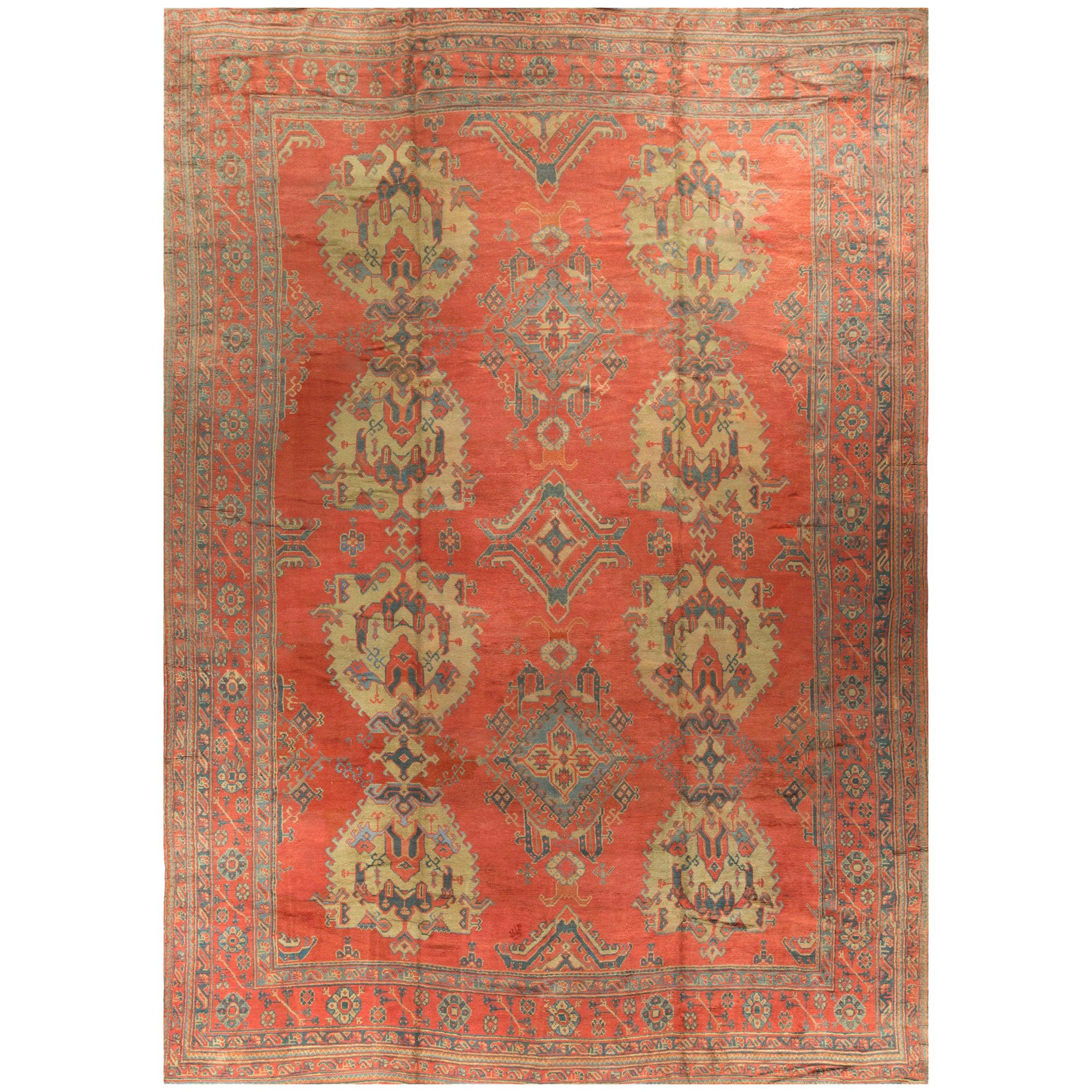 Antique Turkish Oushak Rug, circa 1900 For Sale at 1stDibs
