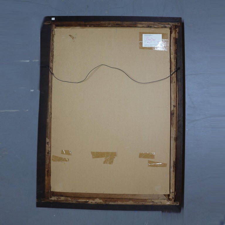 Antique Oversized Allegorical Oil on Canvas Old Master Painting Signed ...