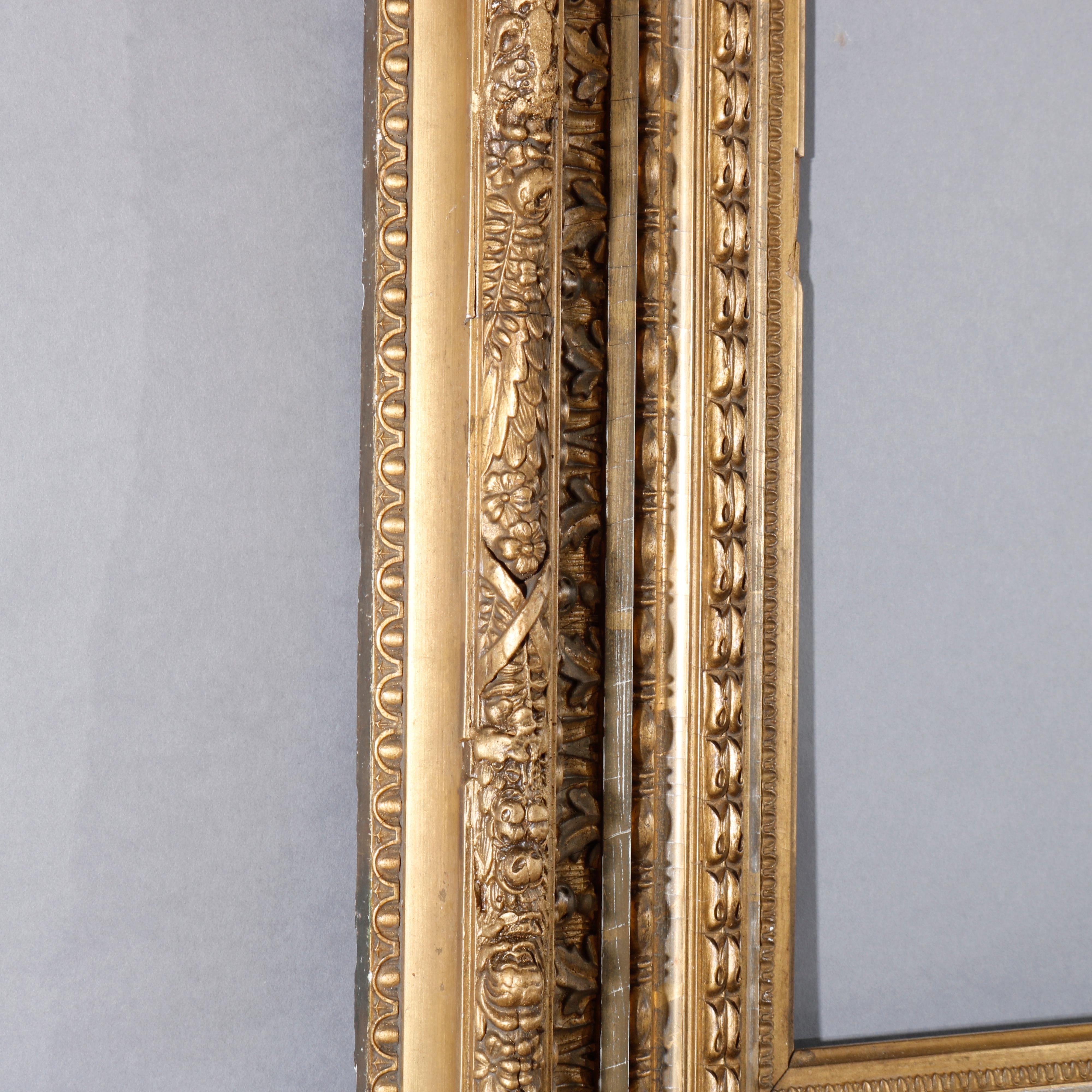 Antique Oversized Gilt Wood Art Frame Circa 1900 at 1stDibs | gilt wood ...