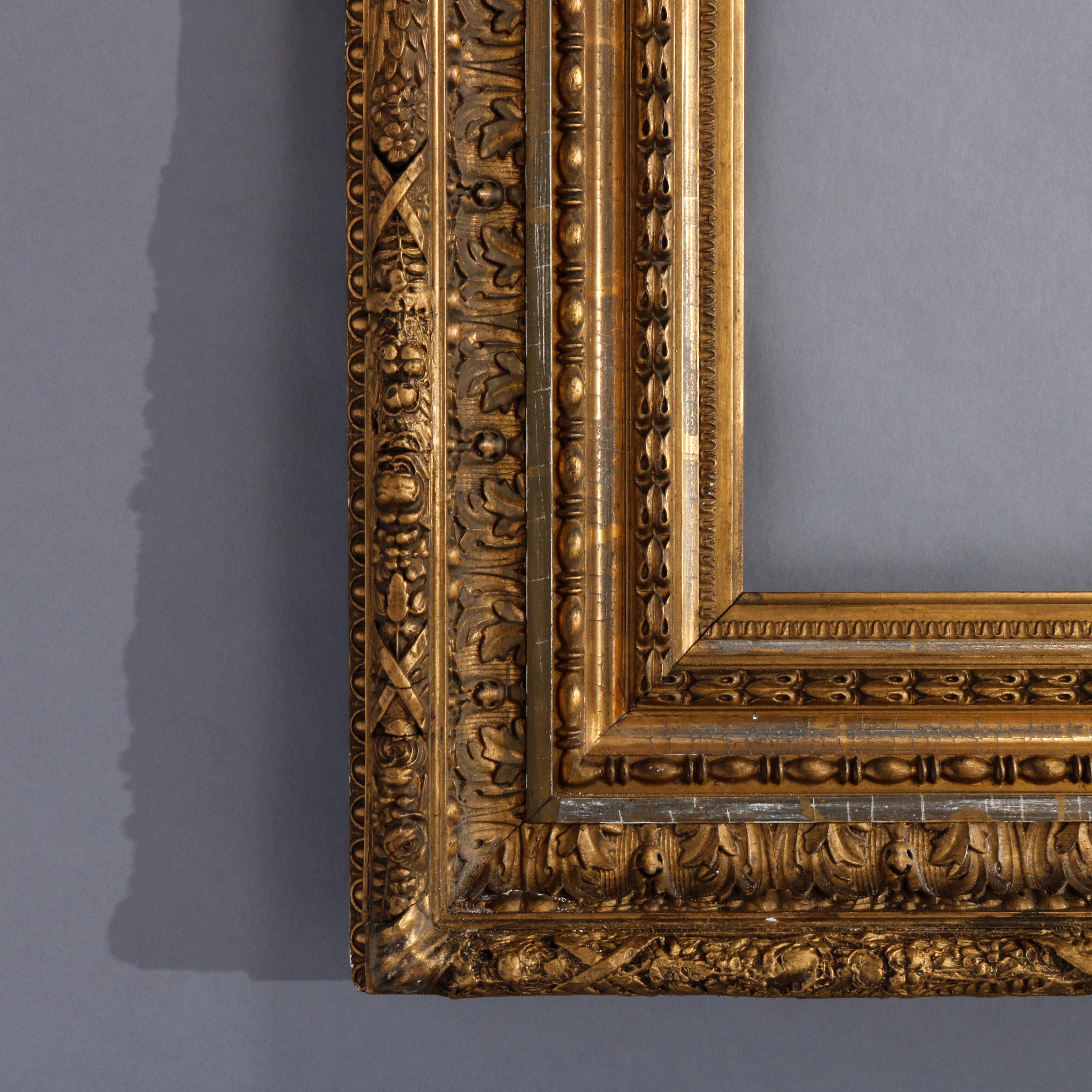 Antique Oversized Gilt Wood Art Frame Circa 1900 at 1stDibs | gilt wood ...