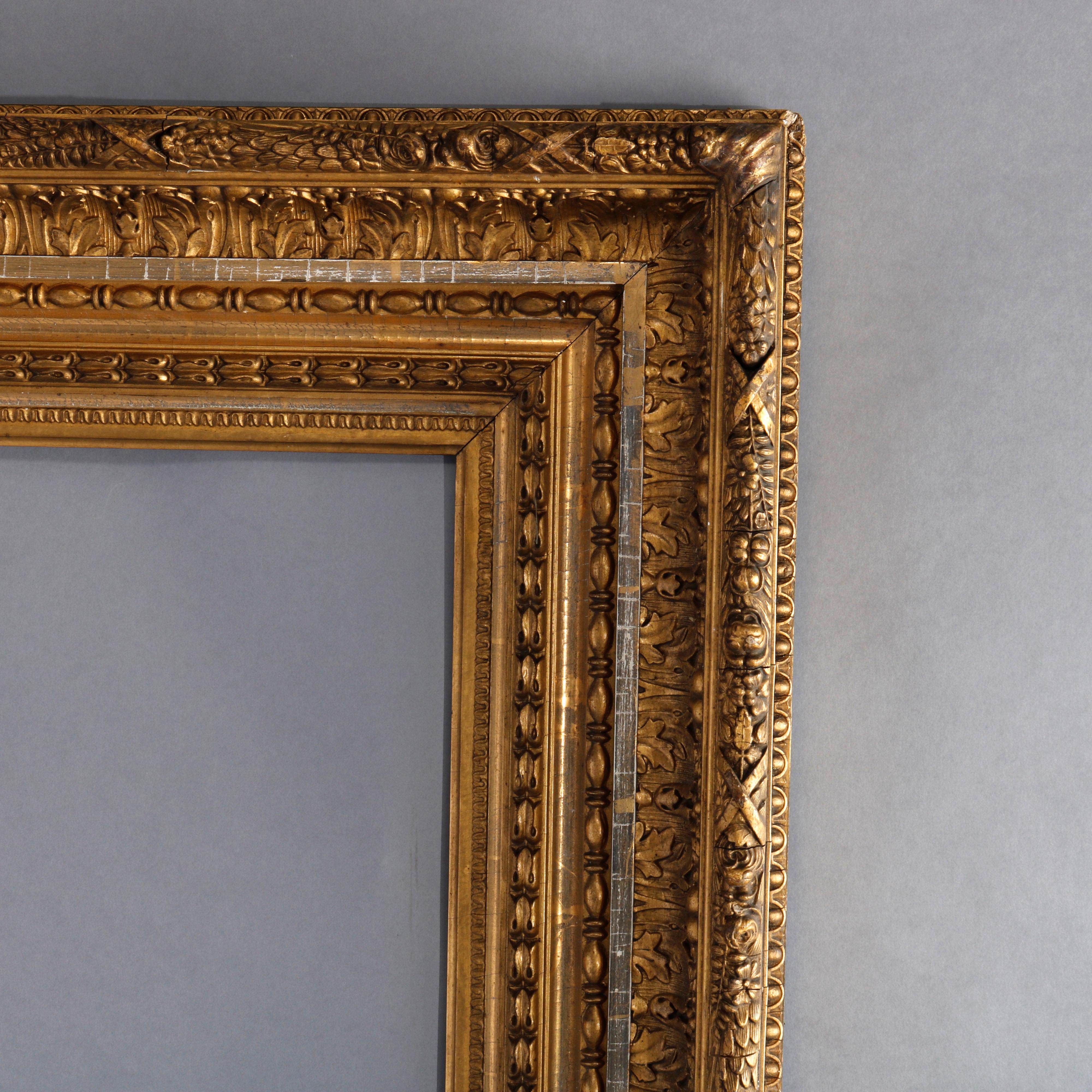 Antique Oversized Gilt Wood Art Frame Circa 1900 at 1stDibs | gilt wood ...
