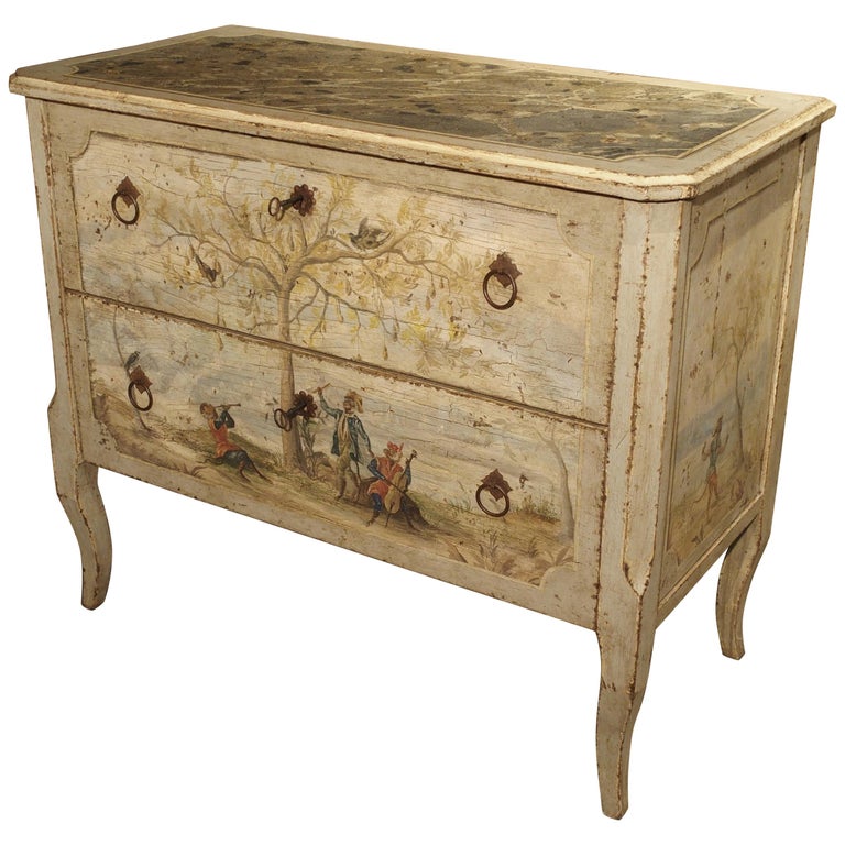 Antique Painted Commode from Italy, 19th Century at 1stDibs