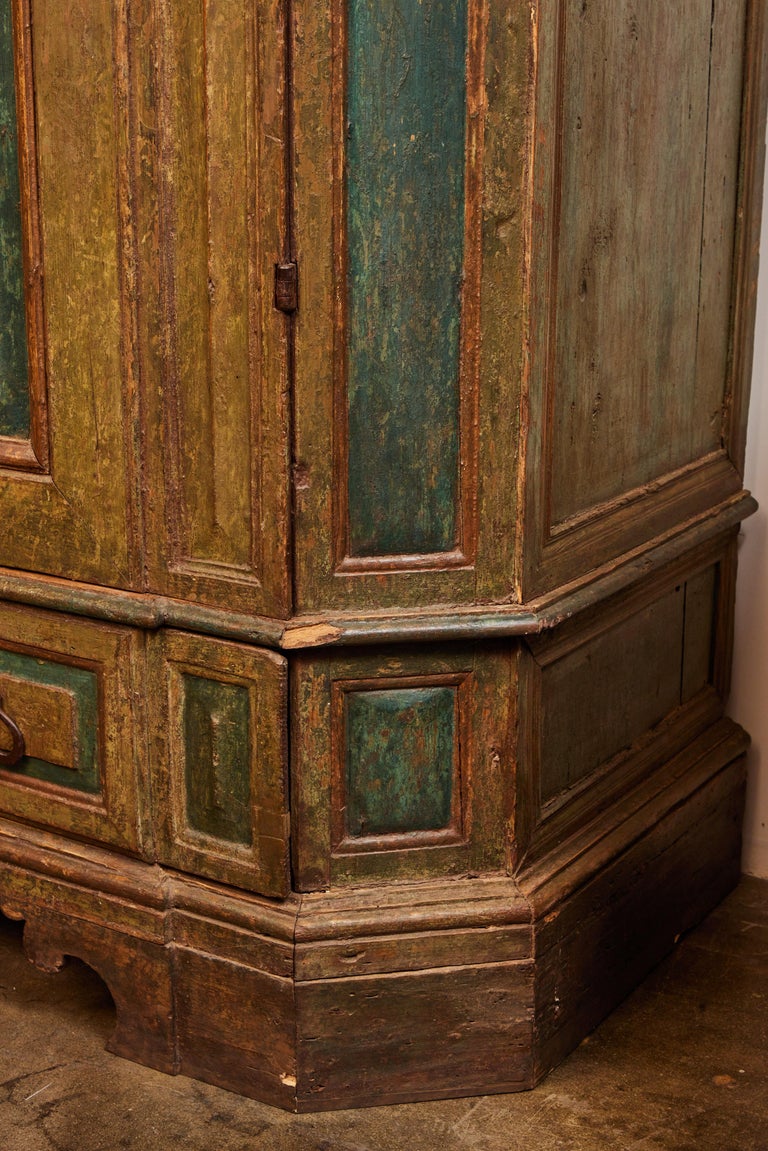 Antique, Painted Tuscan Armoire For Sale at 1stDibs