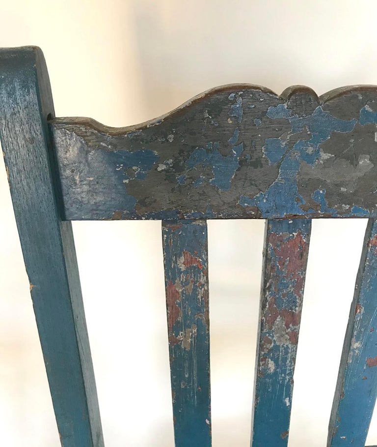 Antique Painted Wooden Chairs at 1stDibs