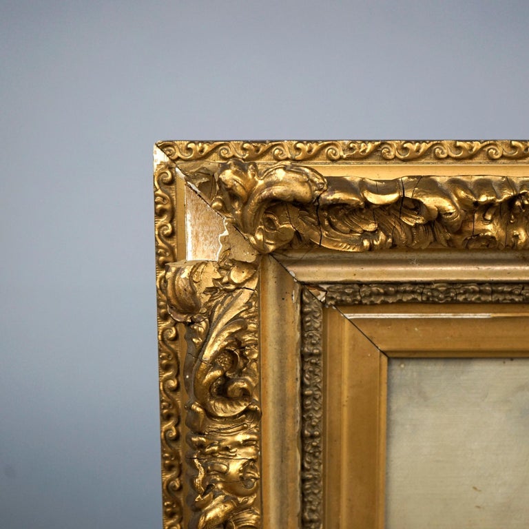 Antique Painting, Dutch Windmill Scene, Artist Signed, C1890 For Sale ...