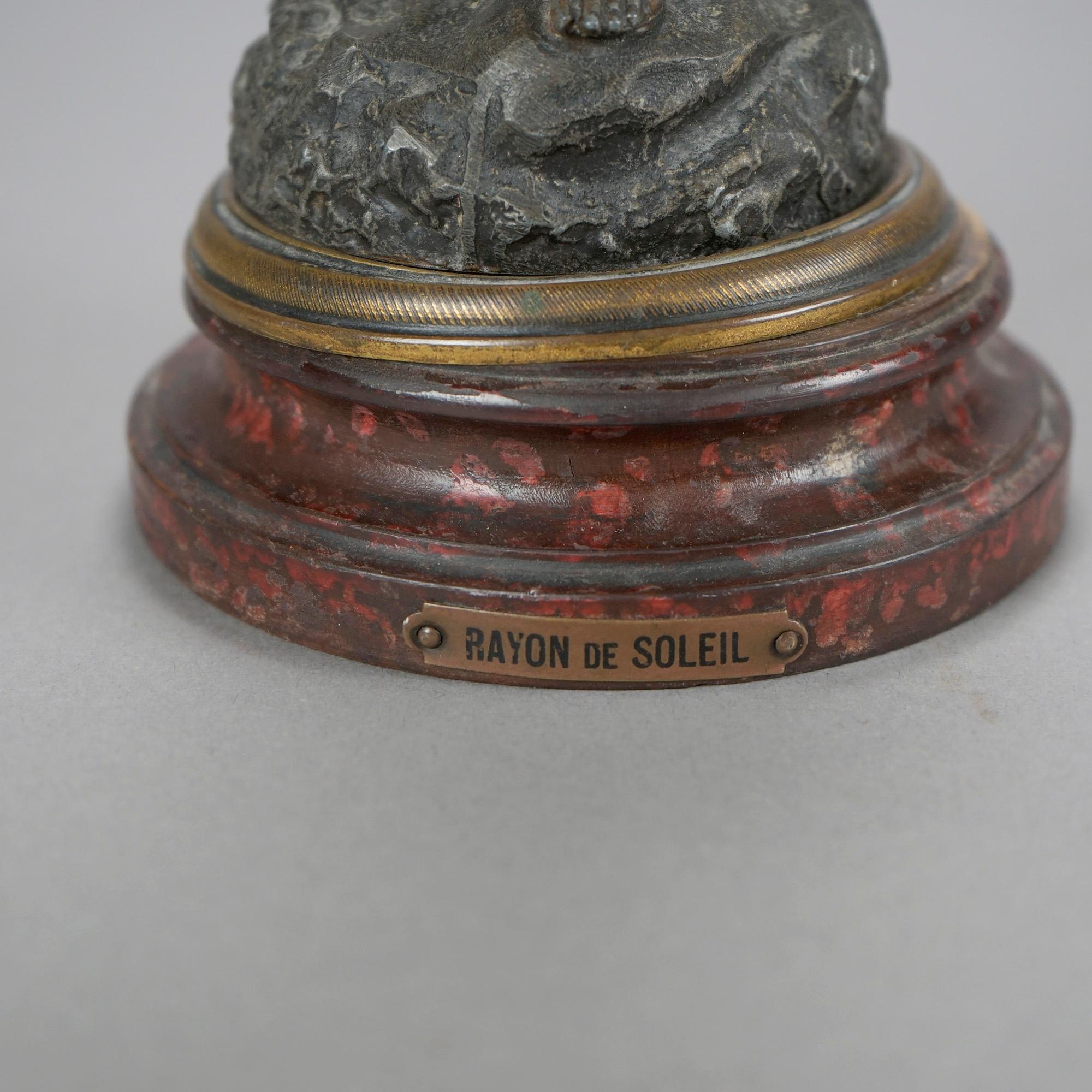 Antique Pair Bronzed Metal Classical Dancing Women Statues Circa 1920 ...