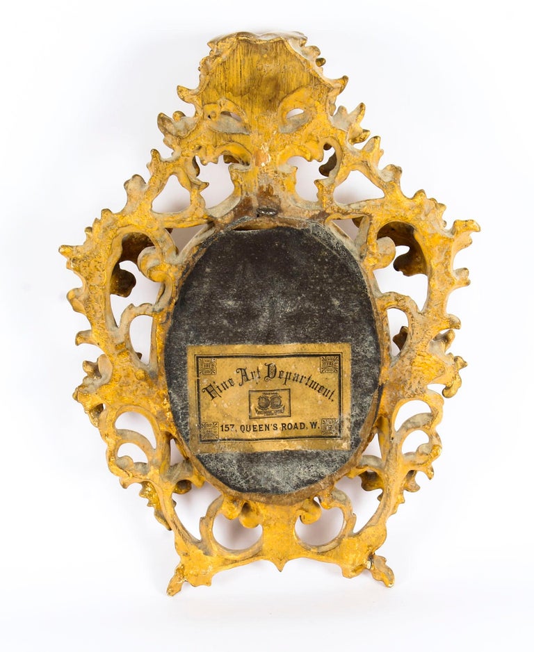 Antique Pair of Giltwood Florentine Rococo Picture Frame, 19th Century ...