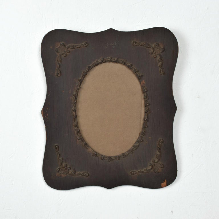 Antique Pair of Decorative Scroll Carved Wood Picture Frames at 1stDibs