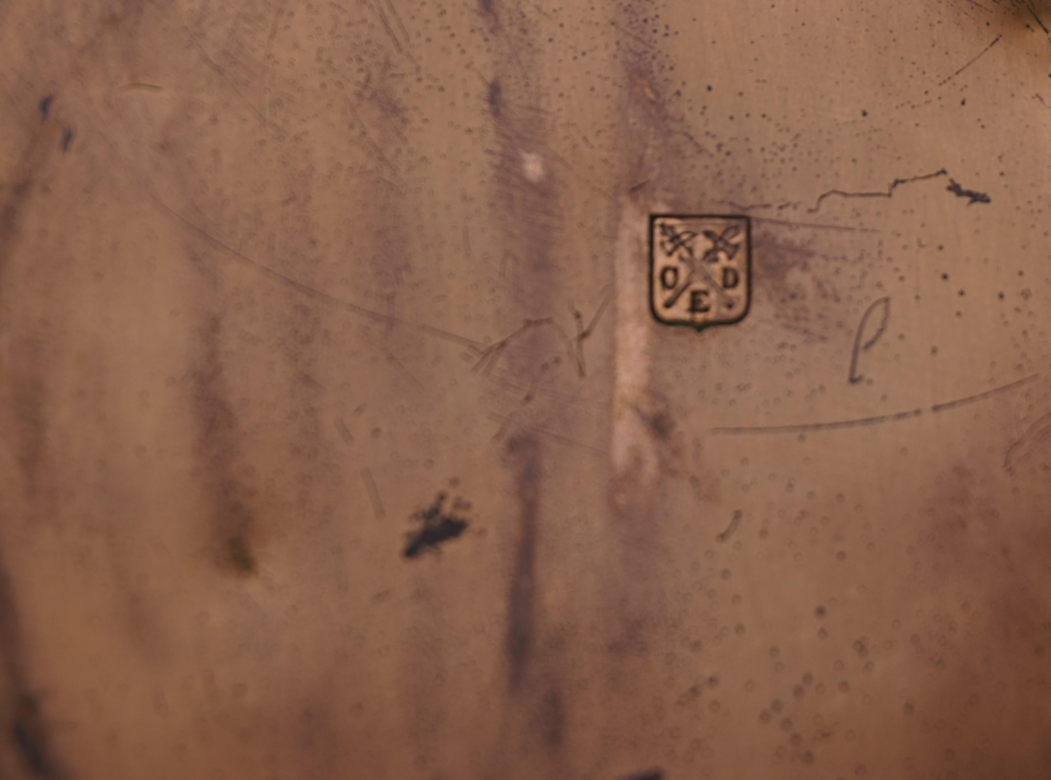 Antique Pair of Embossed Copper Arts and Crafts Vases by Carl Deffner ...