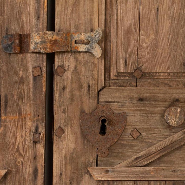 Antique Pair of Old Swedish Doors, Great to Use as Interior Sliding ...