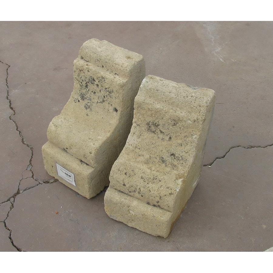 Antique Pair of Stone Corbels FP-0091 For Sale at 1stDibs