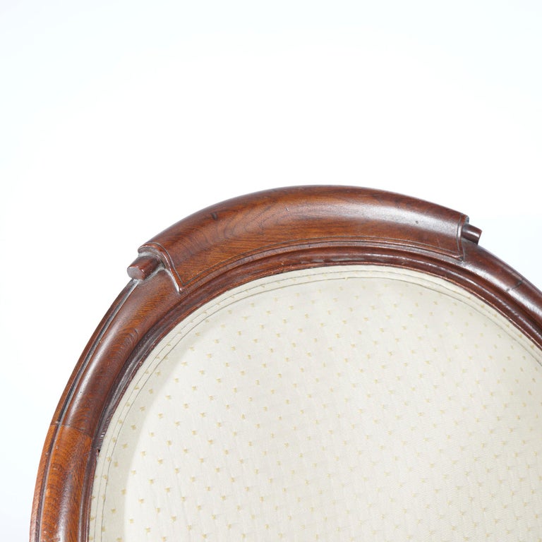 Antique Pair of Victorian Upholstered Walnut Parlor Chairs Circa 1890 ...