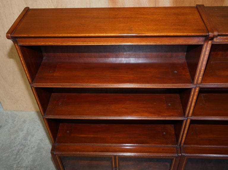 Antique Pair of William Baker Co Hardwood Satinwood and Walnut Legal ...