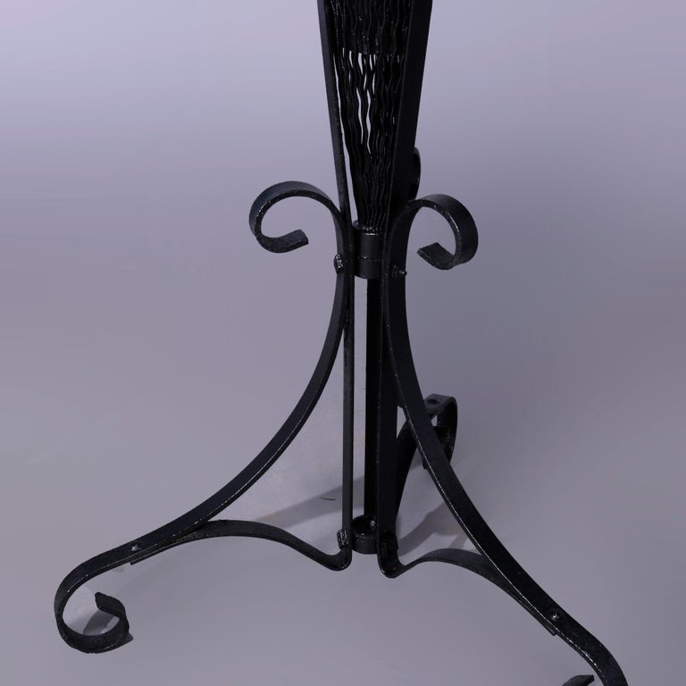 Antique Pair Wrought Iron and Wire Cone Form Urns circa 1910 For Sale ...