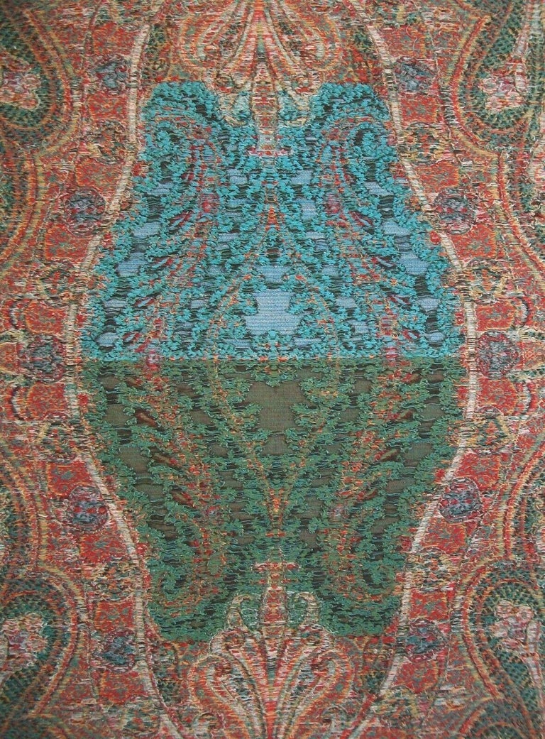 Antique Paisley Shawl, Fine Weave, Scotland. Circa 1850's For Sale at ...