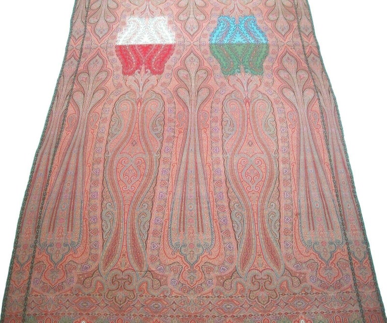 Antique Paisley Shawl, Fine Weave, Scotland. Circa 1850's For Sale at ...