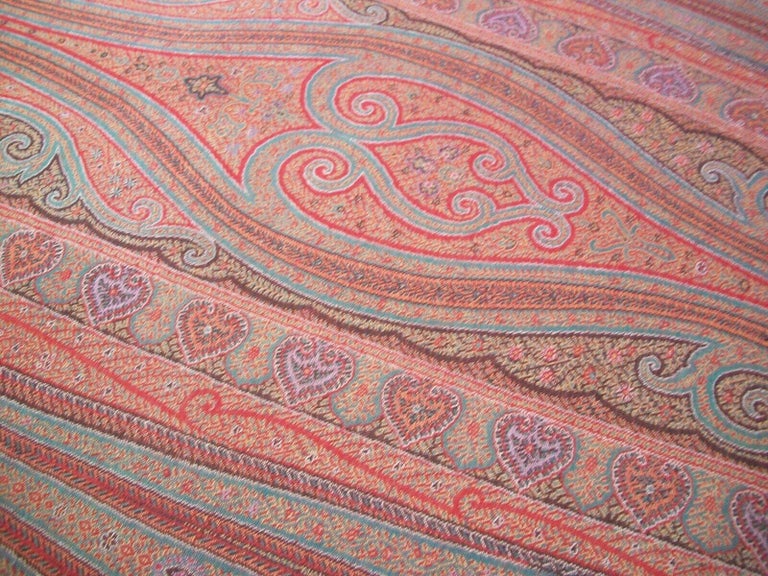 Antique Paisley Shawl, Fine Weave, Scotland. Circa 1850's For Sale at ...