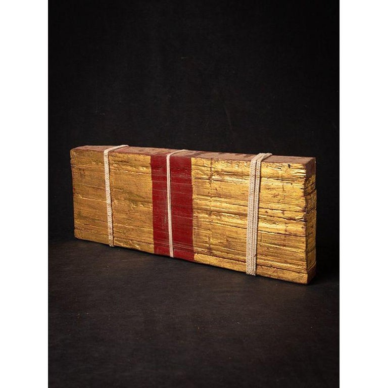 Antique Palm Leave Manuscript Book from Burma For Sale at 1stDibs