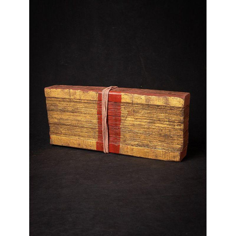 Antique Palm Leave Manuscript Book from Burma For Sale at 1stDibs