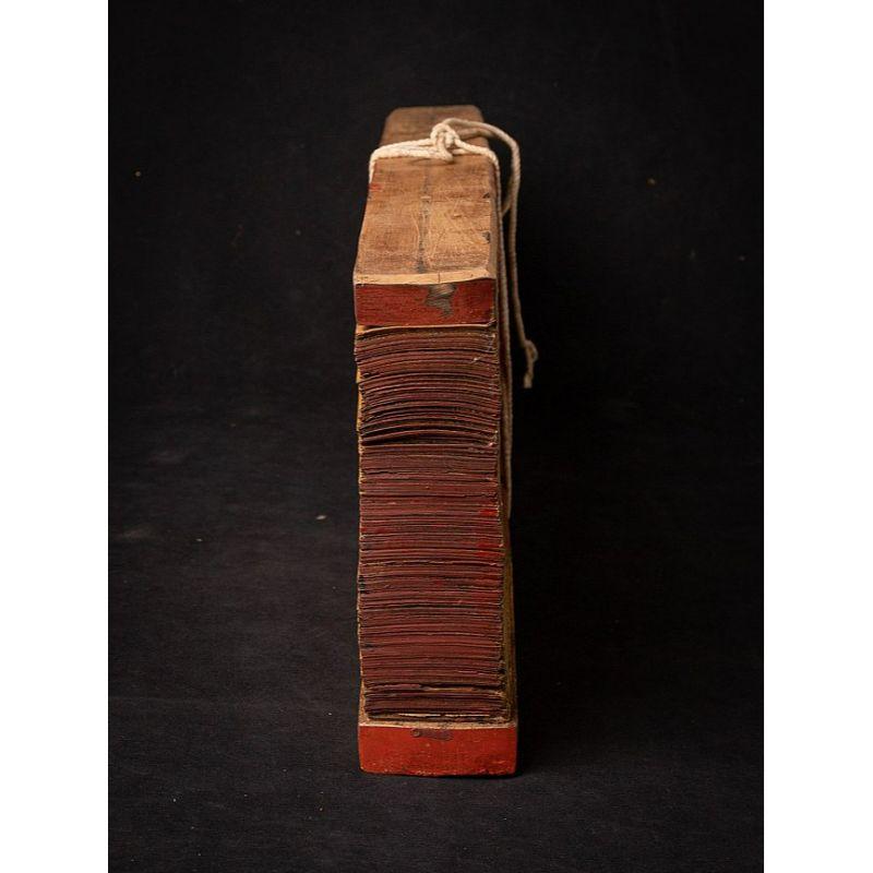 Antique Palm Leave Manuscript Book from Burma For Sale at 1stDibs