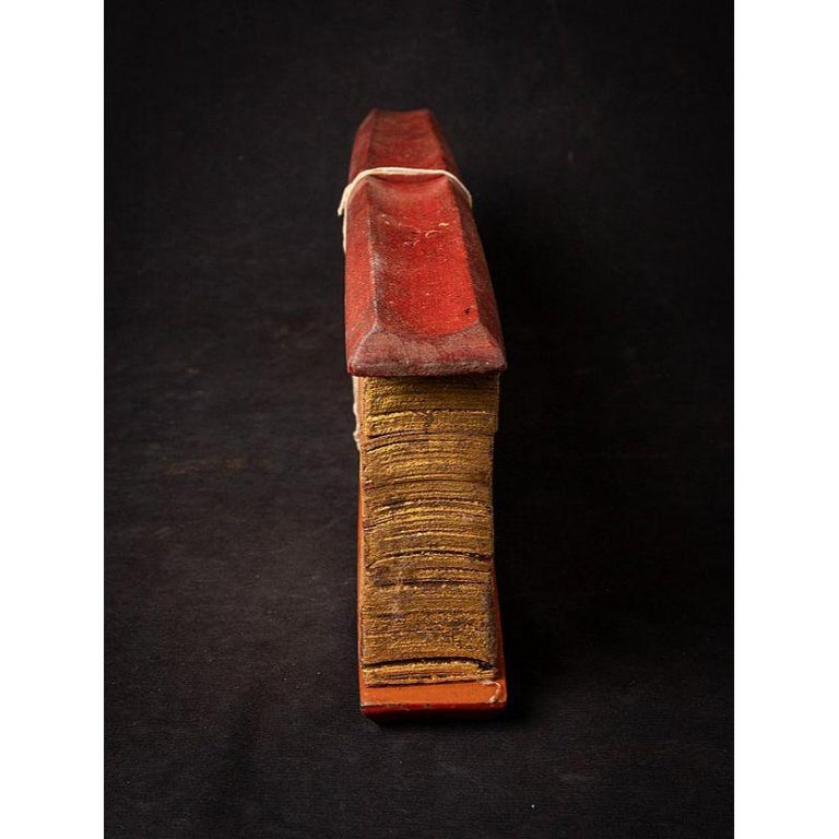 Antique Palm Leave Manuscript Book from, Burma For Sale at 1stDibs