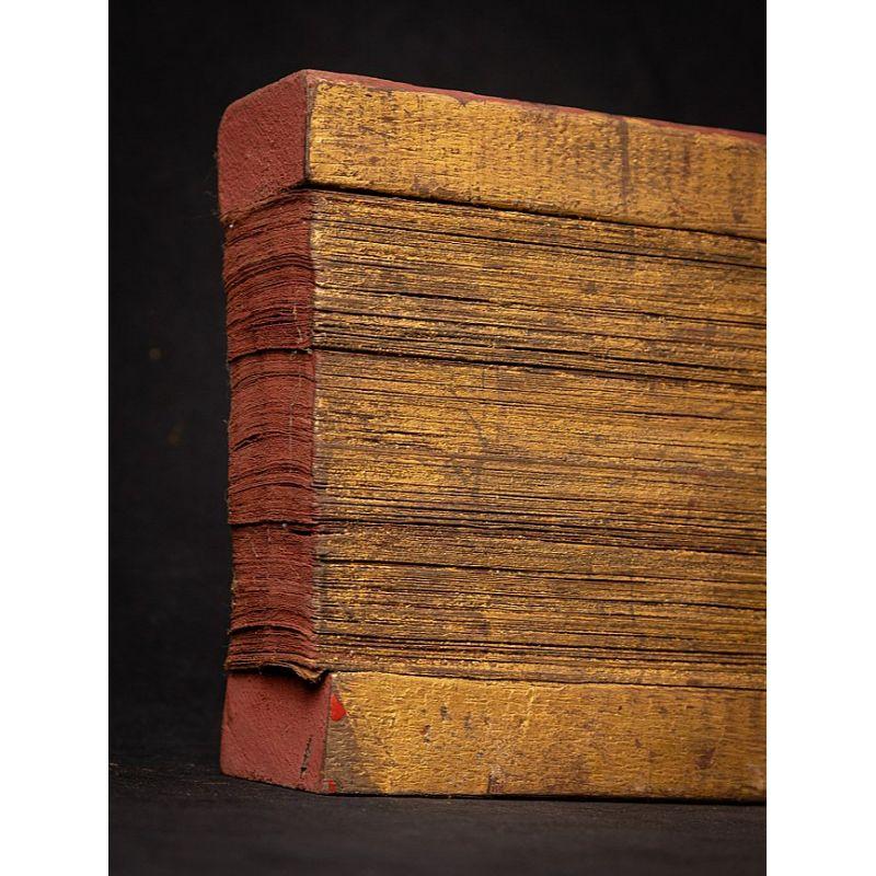 Antique Palm Leave Manuscript Book from Burma For Sale at 1stDibs