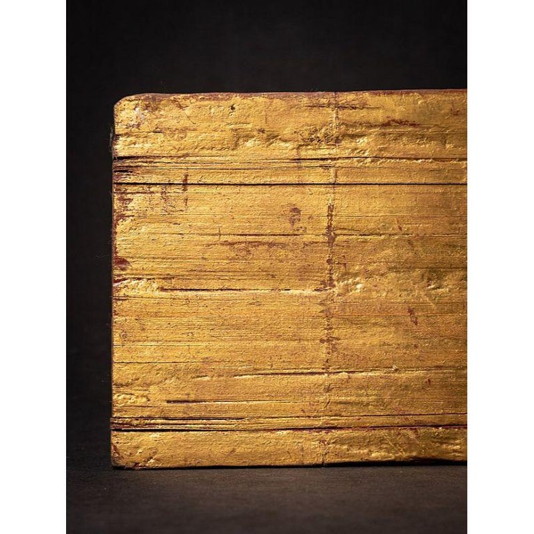 Antique Palm Leave Manuscript Book from Burma For Sale at 1stDibs