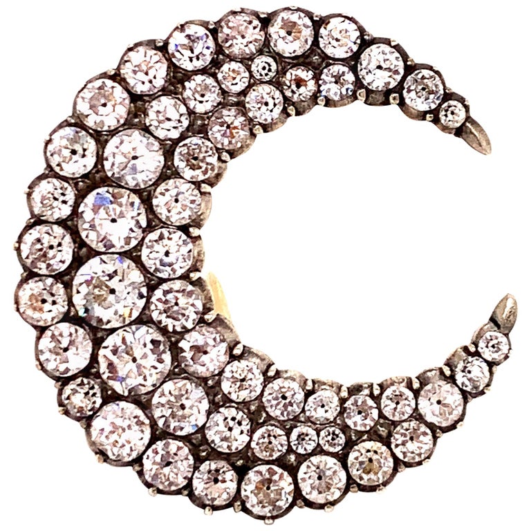 Moon Pin For Sale at 1stDibs