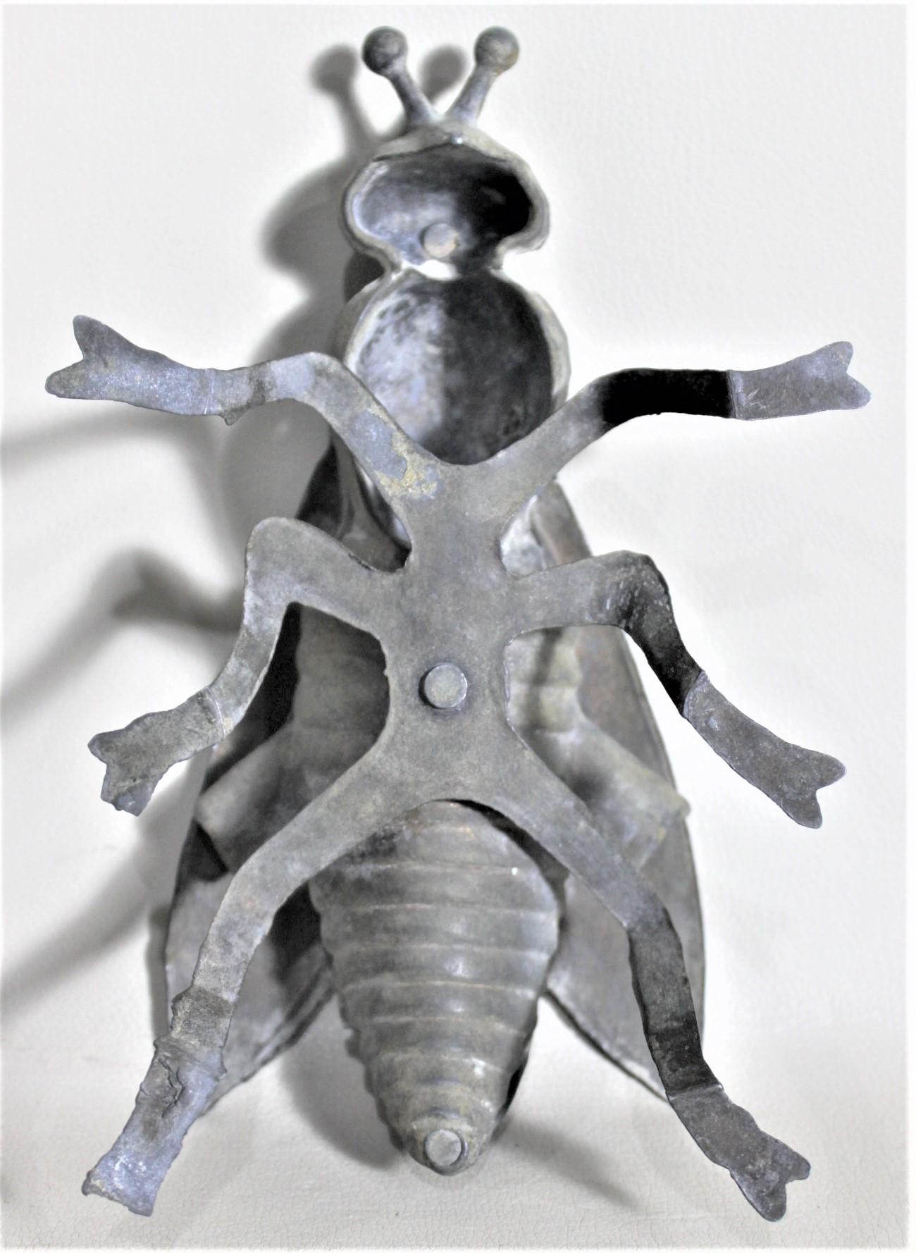 Antique Brass Patinated Cast Metal Figural Wasp or Hornet Insect ...