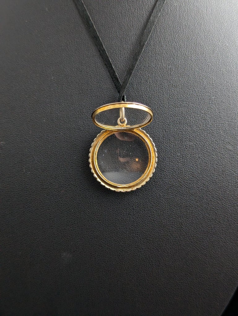 Antique Pearl Shaker Locket, 9k Gold, Murrle Bennett For Sale at 1stDibs