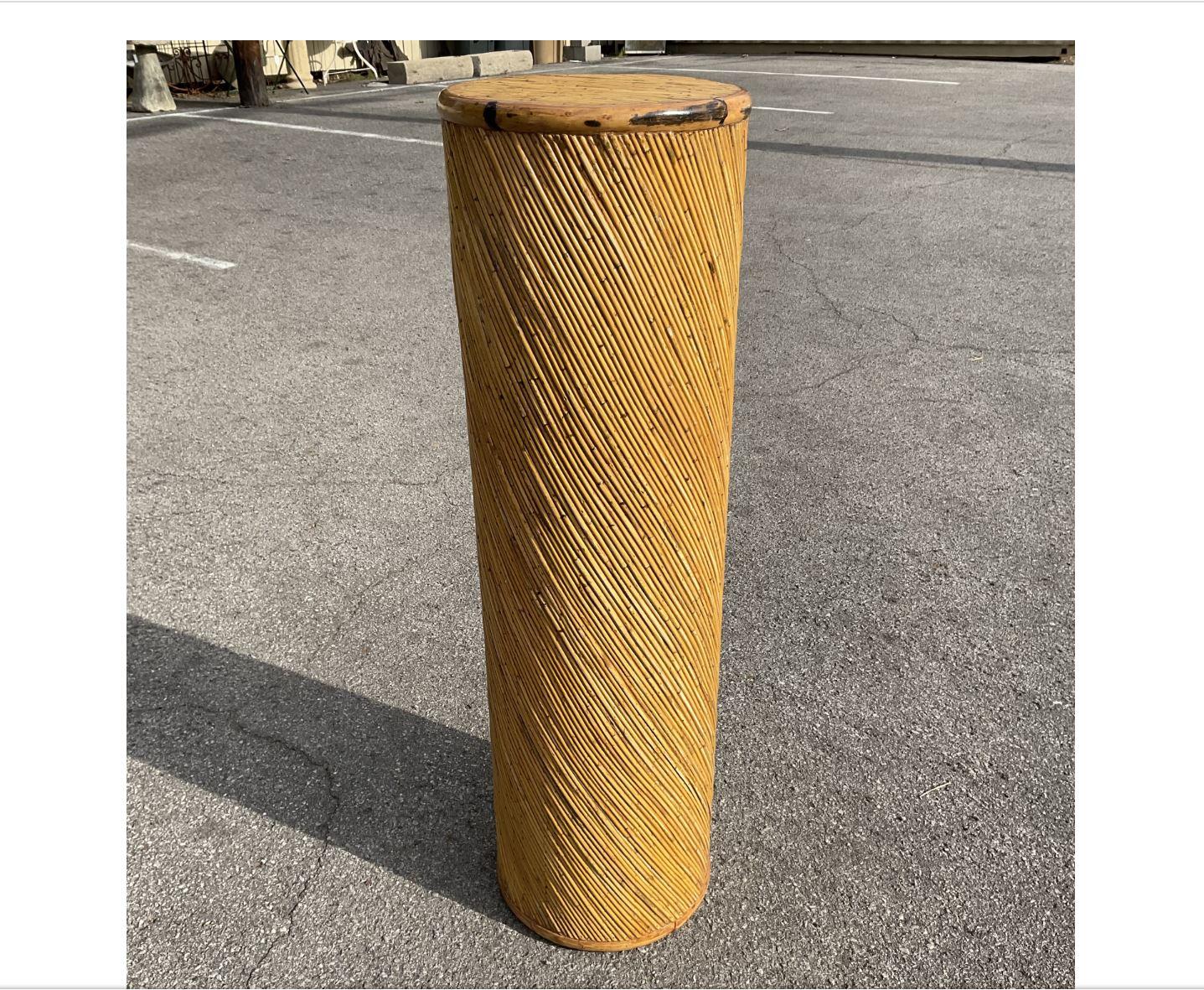 Antique Pencil Reed Pedestal For Sale at 1stDibs