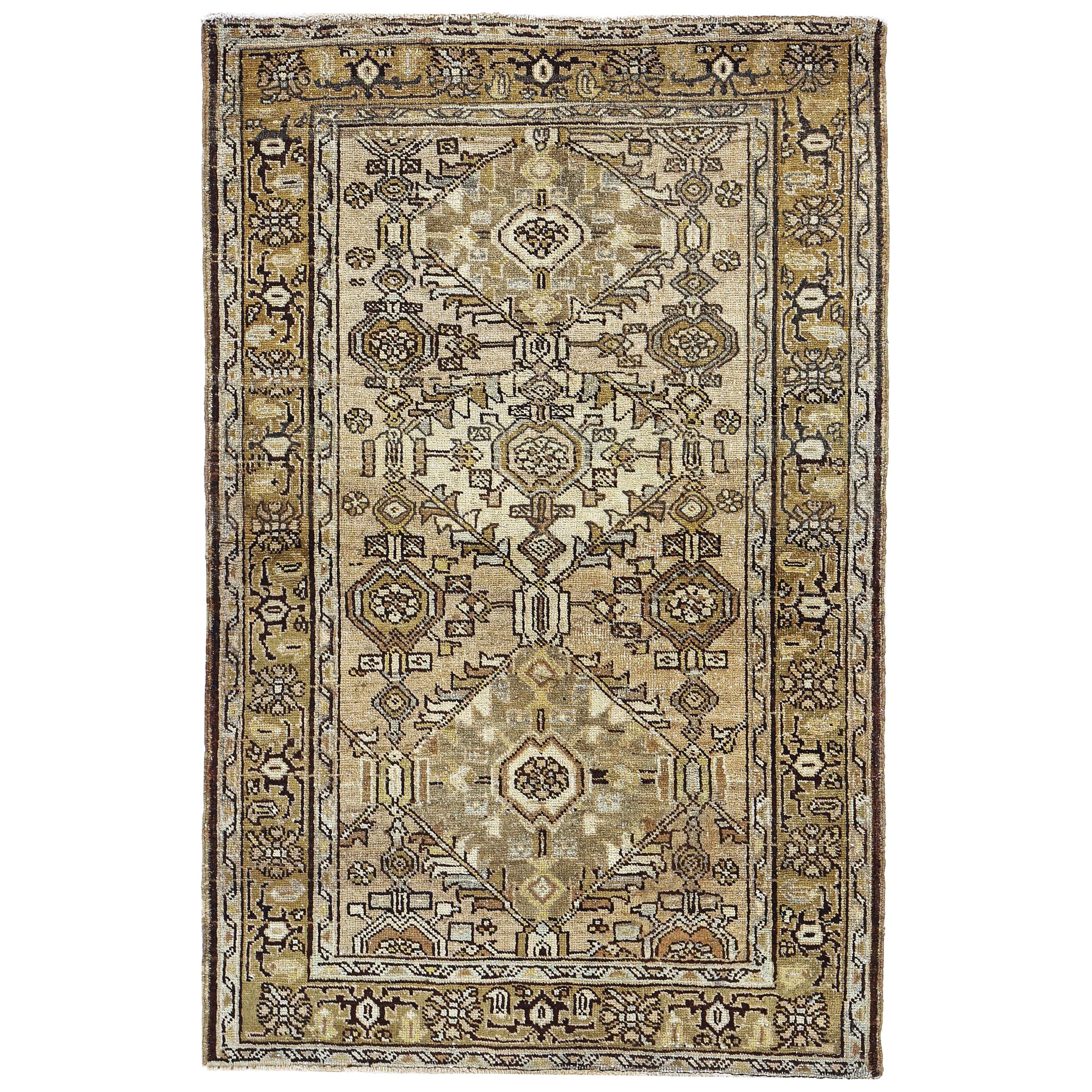 Antique Persian Area Rug Azerbaijan Design For Sale at 1stDibs