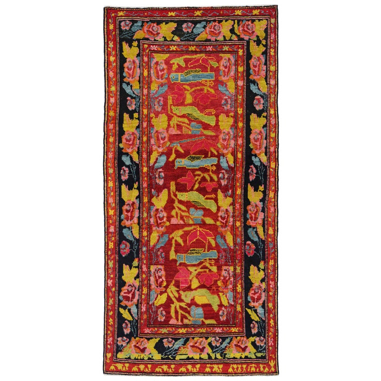 Antique Persian Area Rug Azerbaijan Design For Sale at 1stDibs