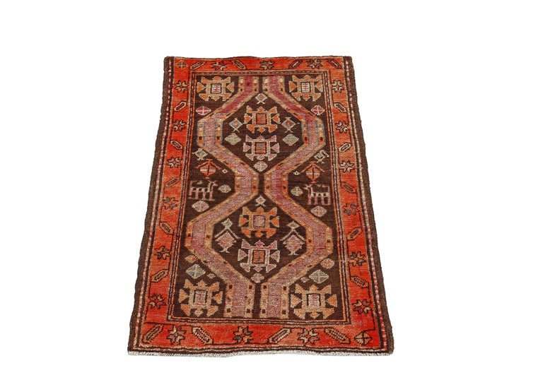 Antique Persian Area Rug Azerbaijan Design For Sale at 1stDibs