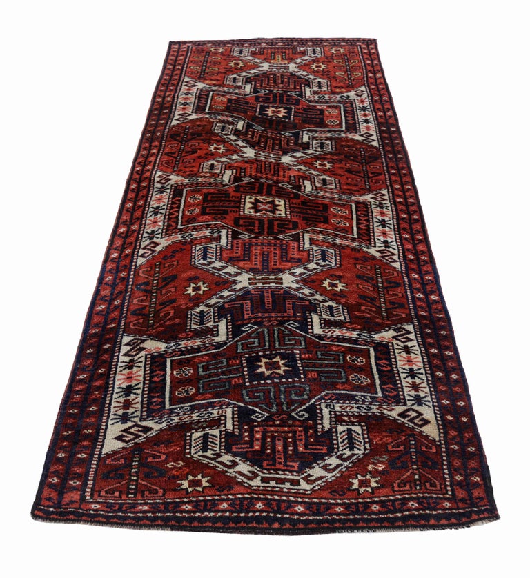 Antique Persian Area Rug Azerbaijan Design For Sale at 1stDibs