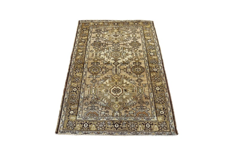 Antique Persian Area Rug Azerbaijan Design For Sale at 1stDibs