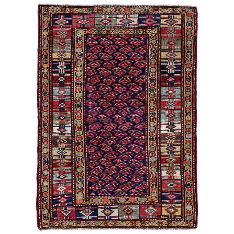 Antique Persian Area Rug Azerbaijan Design For Sale at 1stDibs
