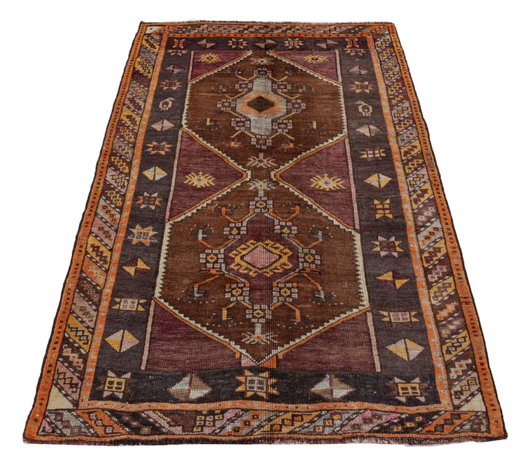 Antique Persian Area Rug Azerbaijan Design For Sale at 1stDibs