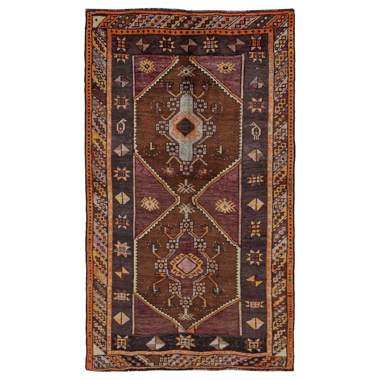 Antique Persian Area Rug Azerbaijan Design For Sale at 1stDibs