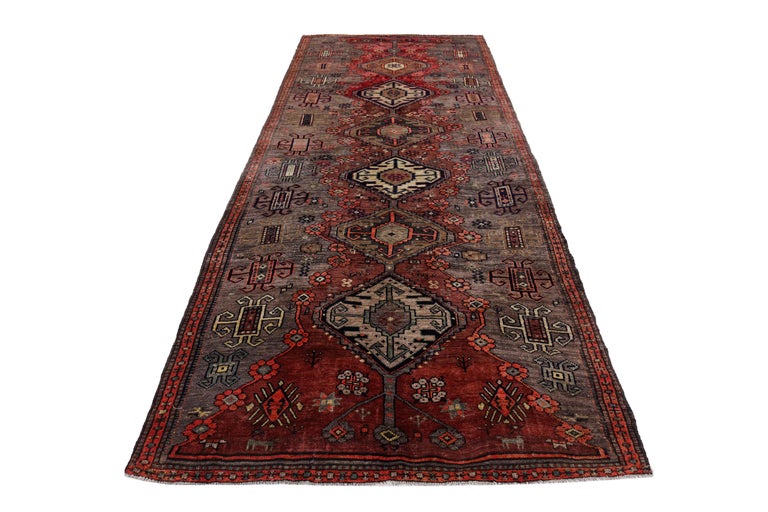 Antique Persian Area Rug Azerbaijan Design For Sale at 1stDibs