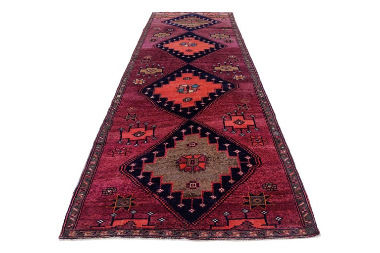 Antique Persian Area Rug Azerbaijan Design For Sale at 1stDibs