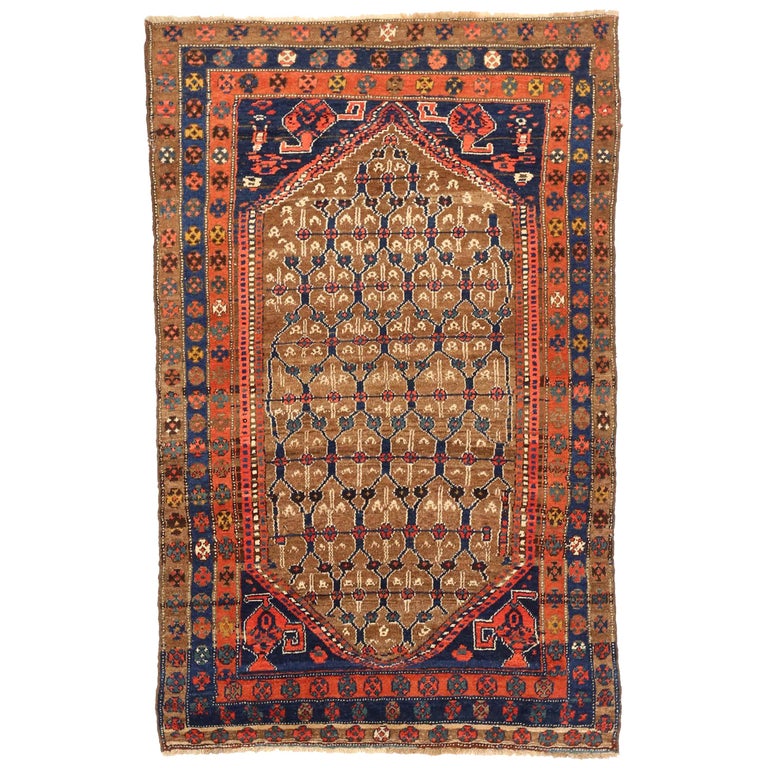 Antique Persian Area Rug Kolyai Design For Sale at 1stDibs