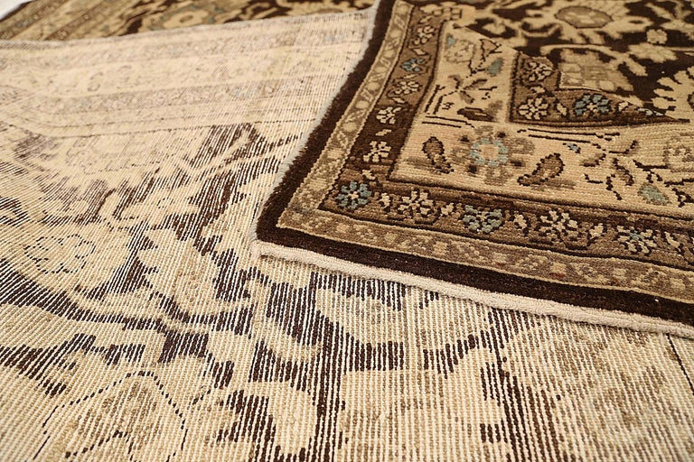 Antique Persian Area Rug Malayer Design For Sale at 1stDibs