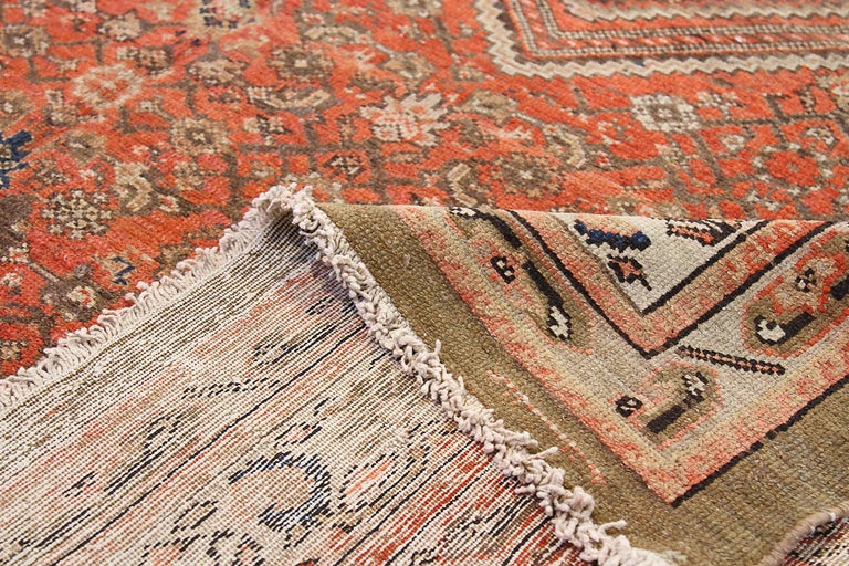 Antique Persian Area Rug Malayer Design For Sale at 1stDibs