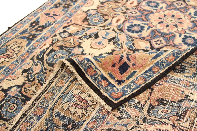 Antique Persian Area Rug Semnan Design, Size: 4'2" x 6'9" For Sale at ...